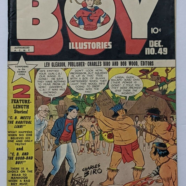 Boy Comics #90 (Jun 1953, Lev Gleason) FN+ 6.5 Charles Biro Iron Jaw c ...