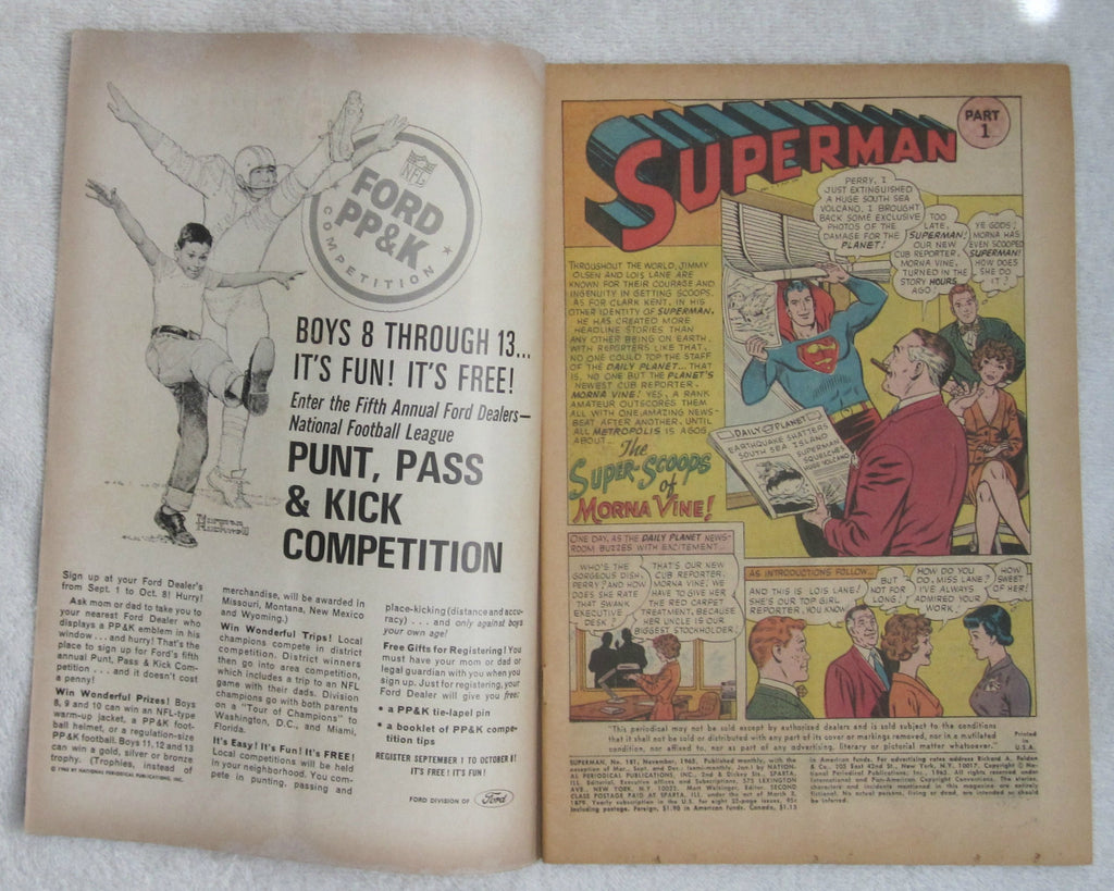 Superman #181 (Nov 1965, DC) G/VG 3.0 – notfromthisearth