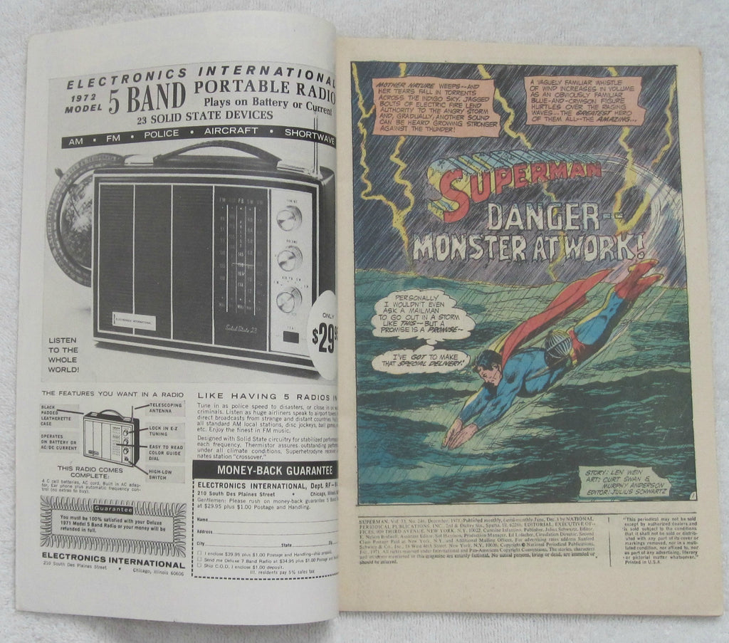 Superman #246 (Dec 1971, DC) FN+ 6.5 – notfromthisearth